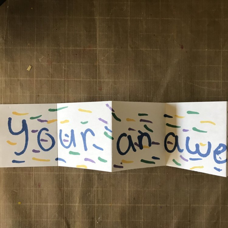 Fan Fold Decorated Strip : Bowdabra