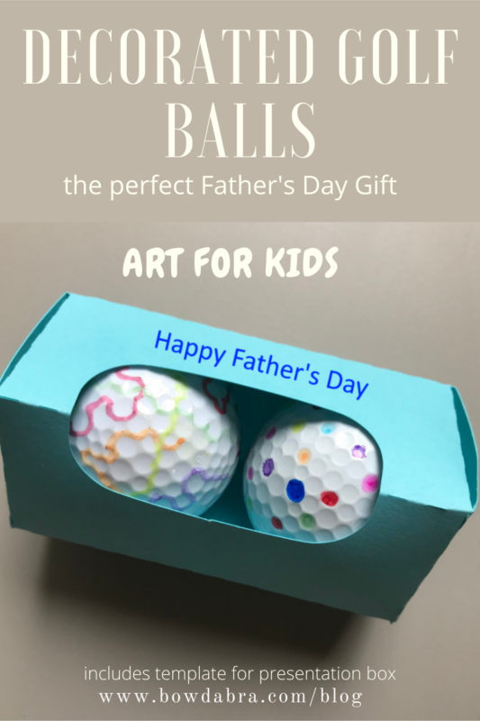 How to Decorate Golf Balls for the Perfect Father's Day Gift : Bowdabra