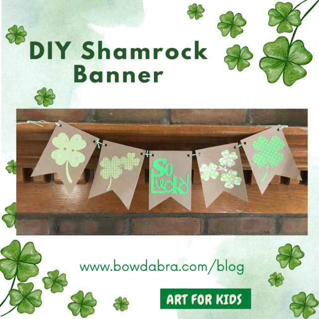 Celebrate St. Patrick's Day with the perfect DIY shamrock banner