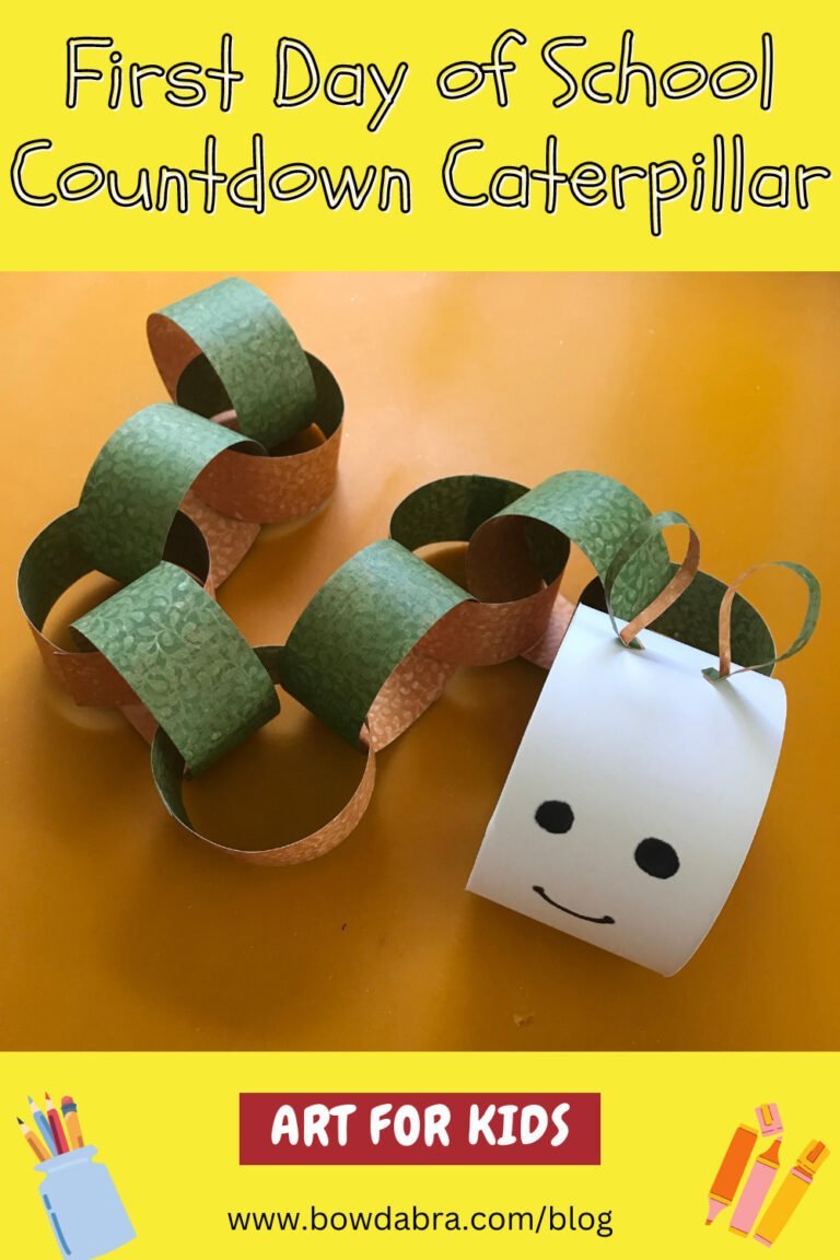 How to Make the Best First Day of School Countdown Caterpillar - Bowdabra