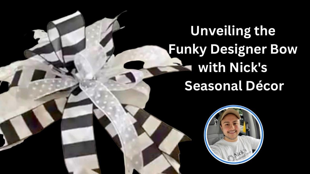 Video DIY - How to make a funky designer bow with Bowdabra