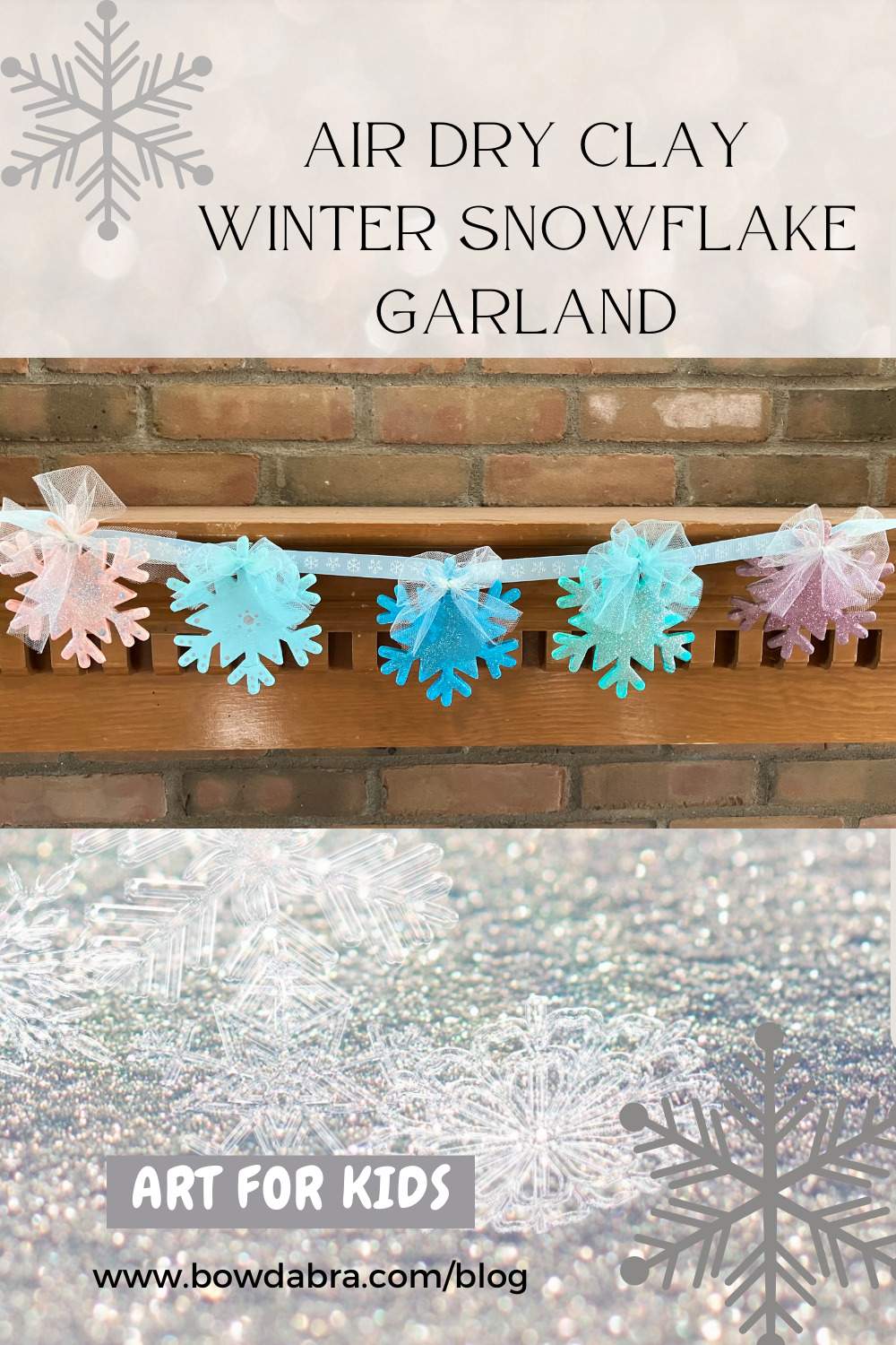 Winter Snowflake Garland : Bowdabra