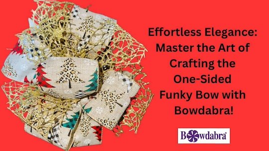 How to video - Make an epic one-sided funky bow - Bowdabra