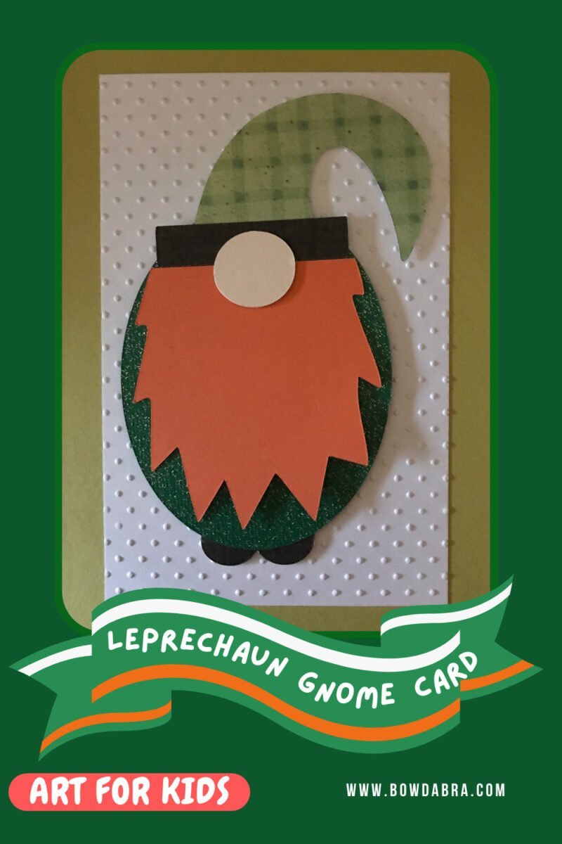 How to make a leprechaun gnome greeting card